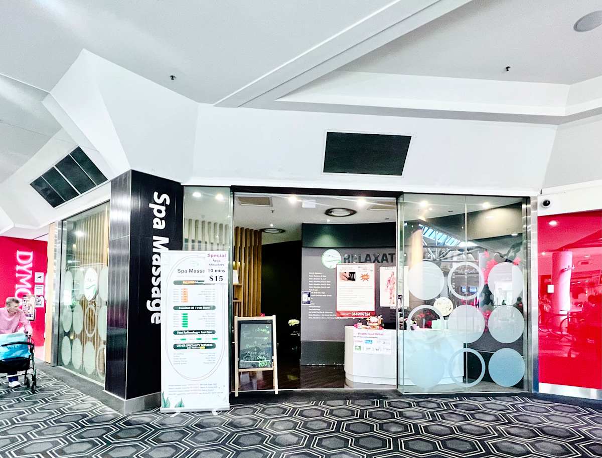 Spa Massage at Westfield Belconnen