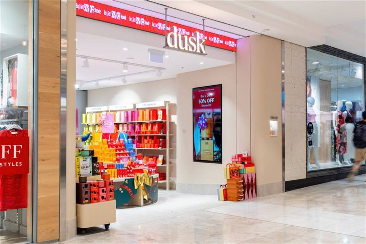 Dusk at Westfield Hurstville