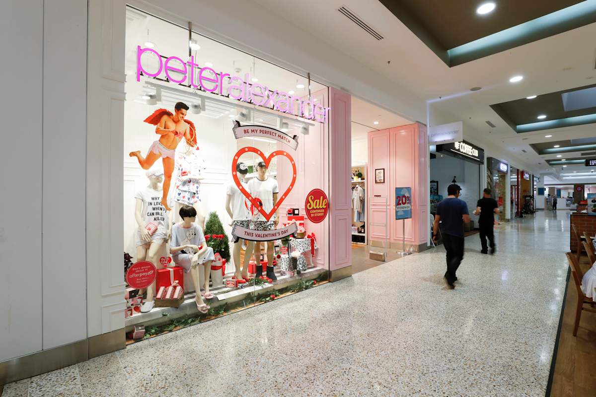Peter Alexander at Westfield Woden