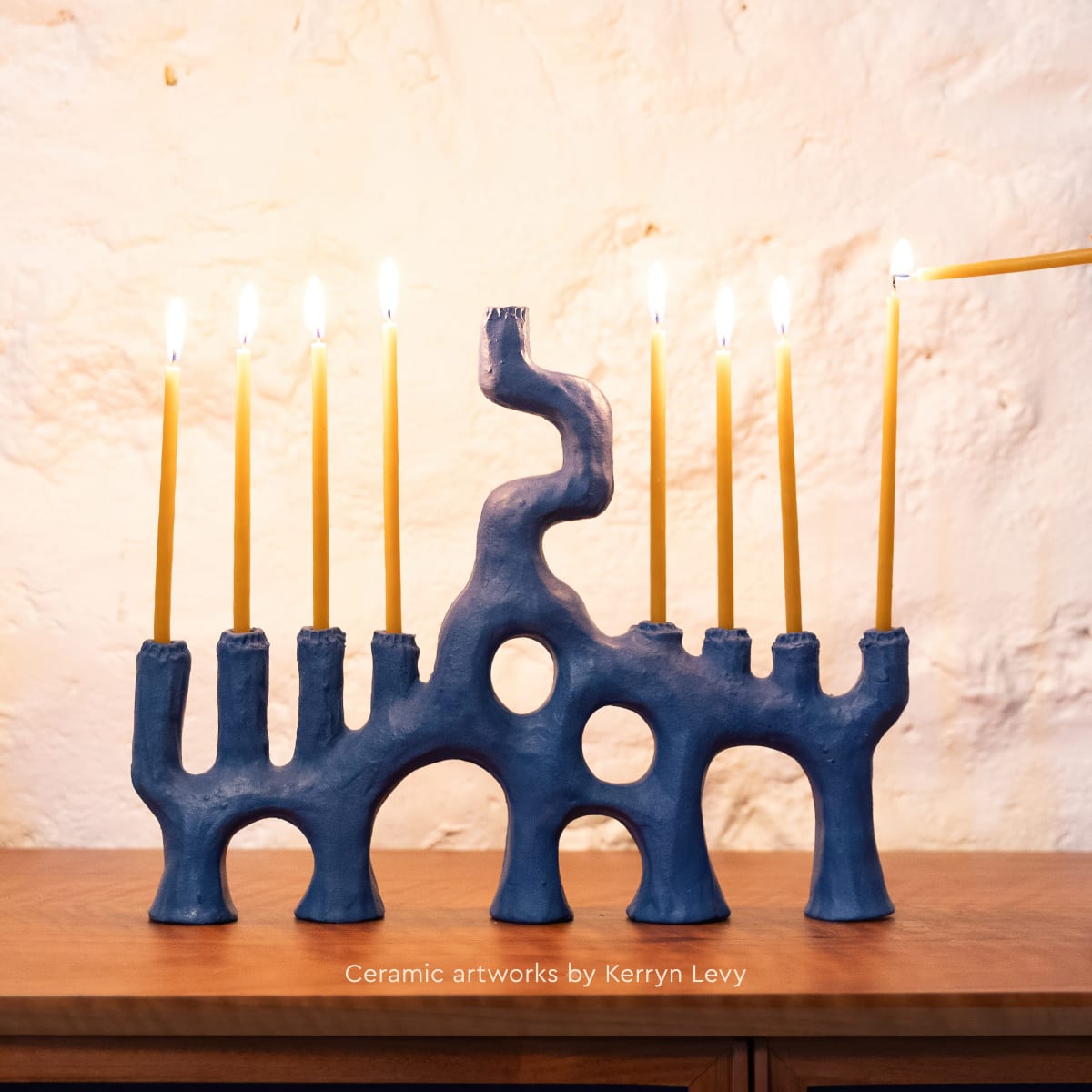 Meet Kerryn Levy, the artist behind the Hanukkah creative