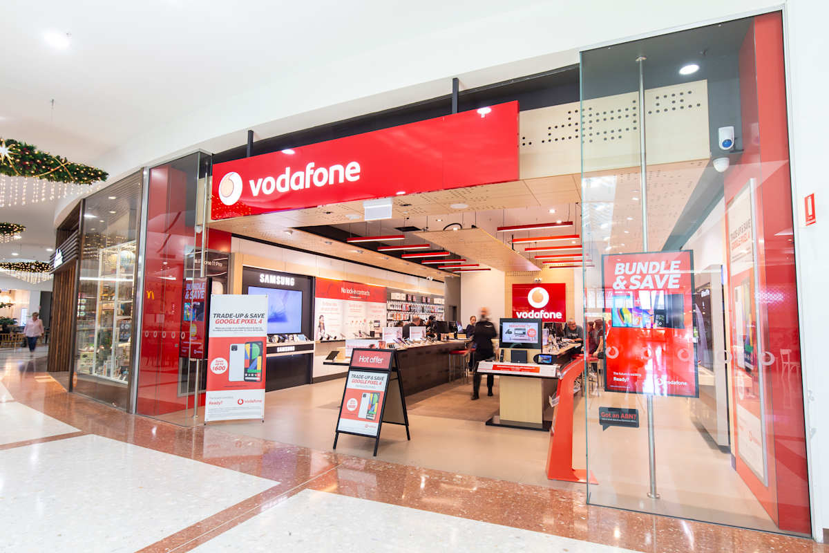 Vodafone at Westfield Carousel