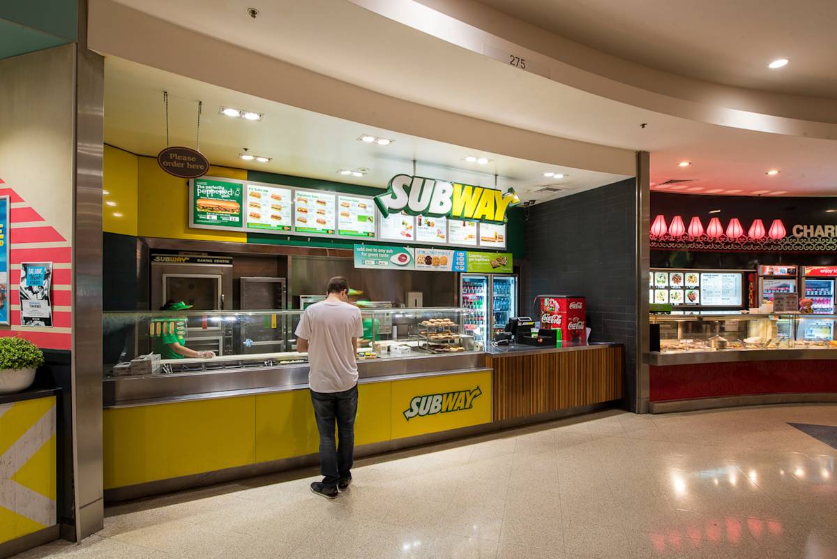 Subway at Westfield Eastgardens