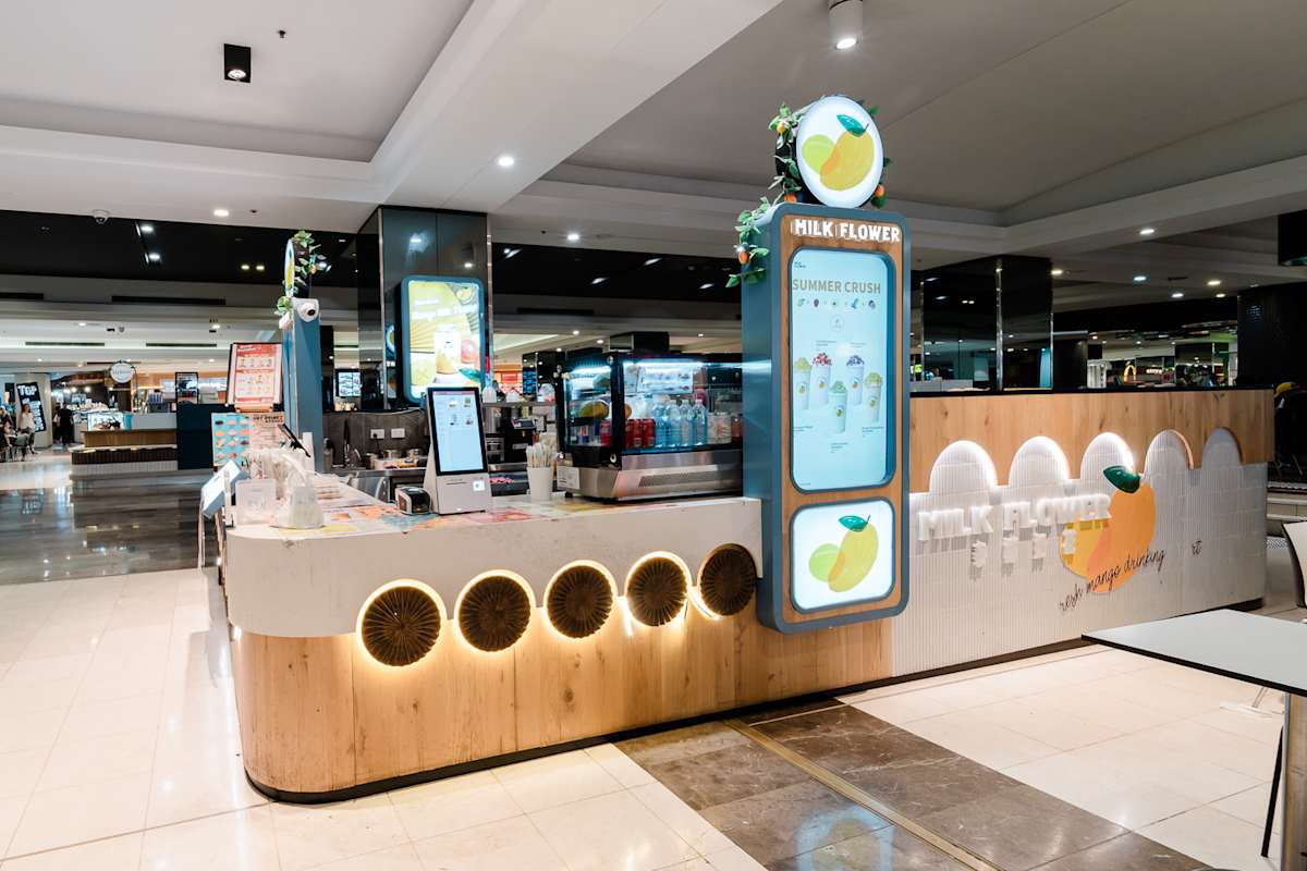 Milk Flower at Westfield Parramatta