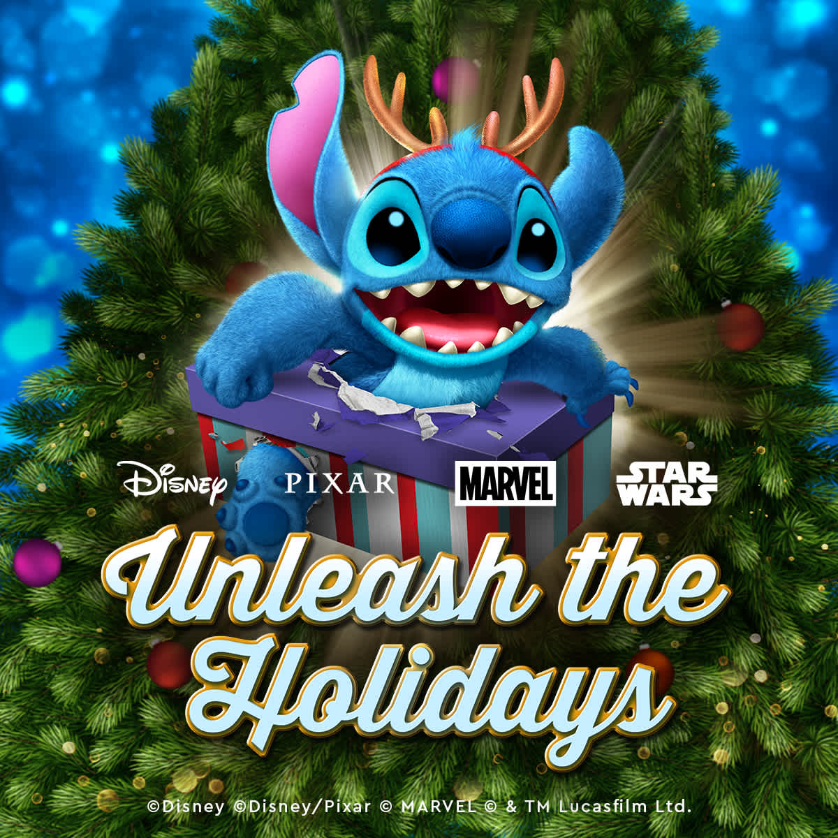 Join in the fun with Disney's Unleash the Holidays Character Hunt