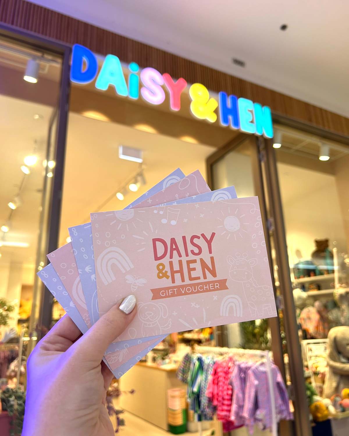 Daisy and Hen at Westfield Marion