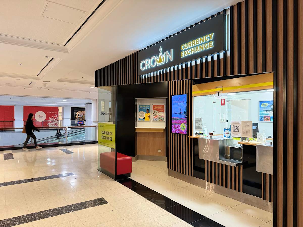 Crown Currency Exchange at Westfield Chatswood