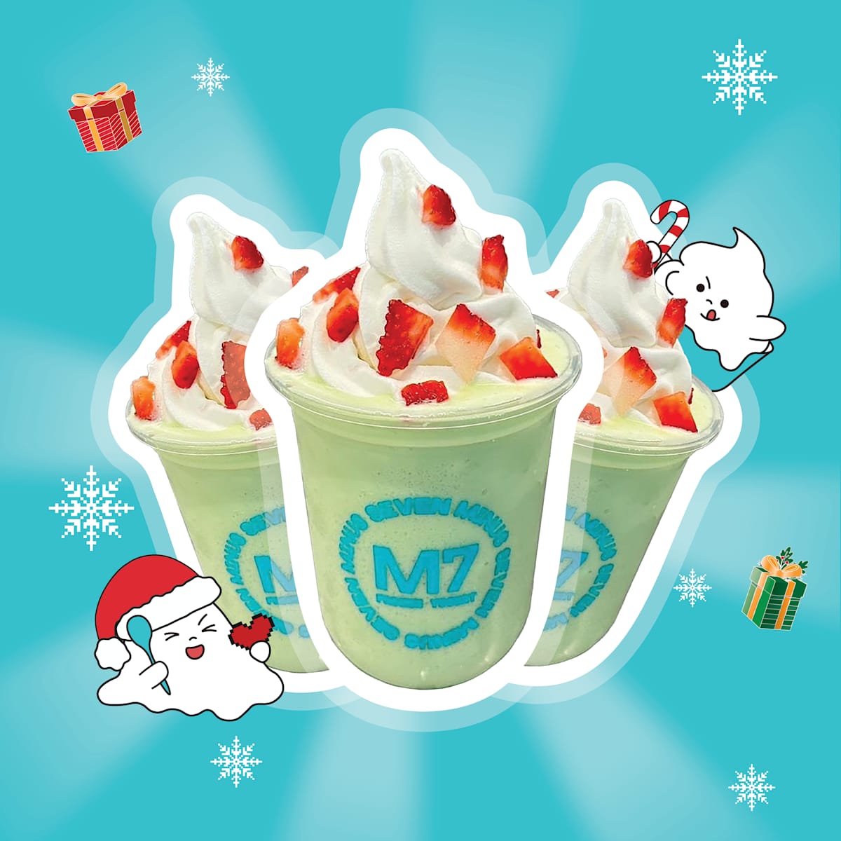 Minus Seven Frozen Yogurt: Christmas special shake