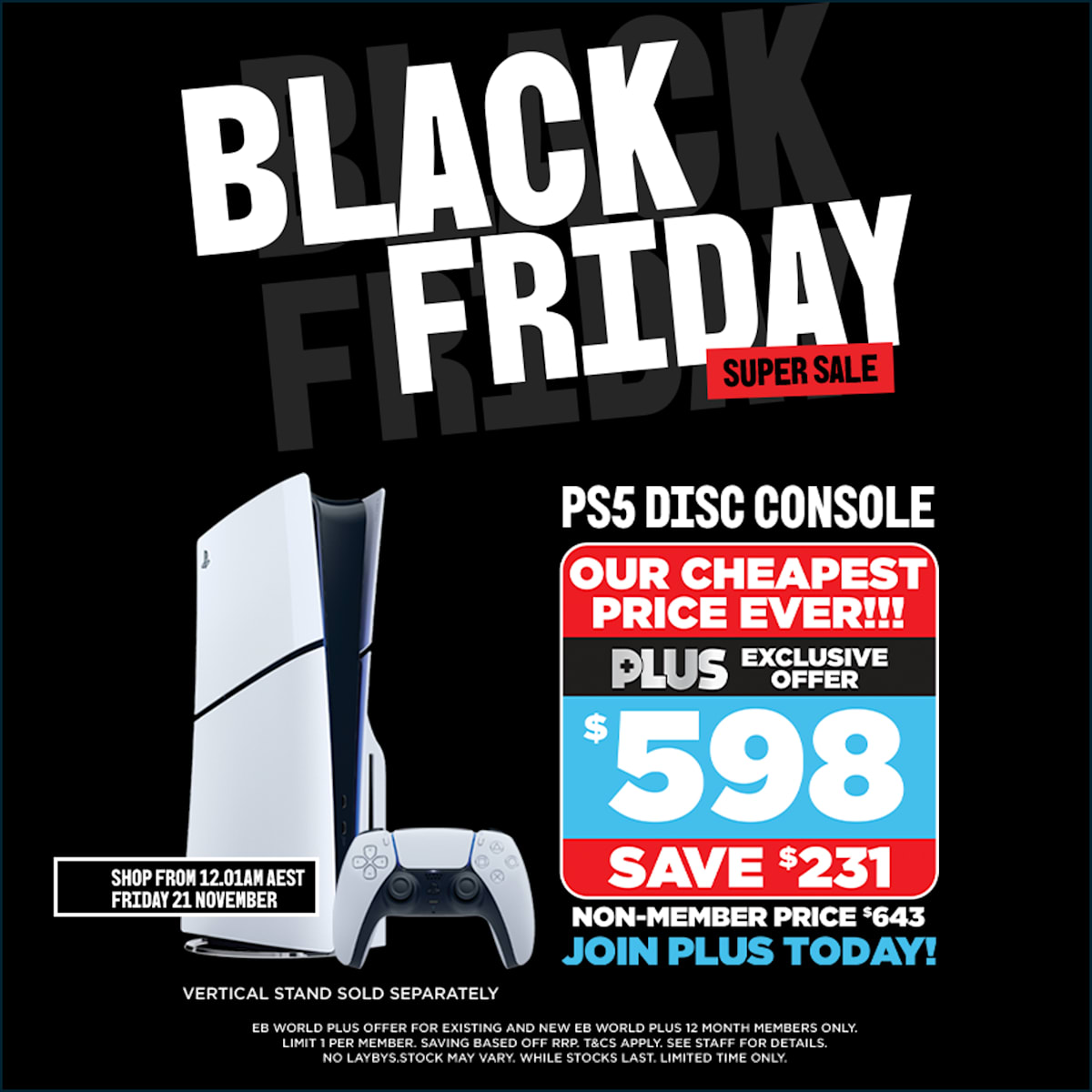 EB Games: Black Friday promotion