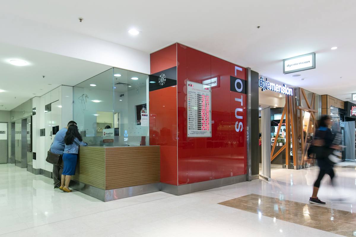 Lotus Foreign Exchange at Westfield Parramatta