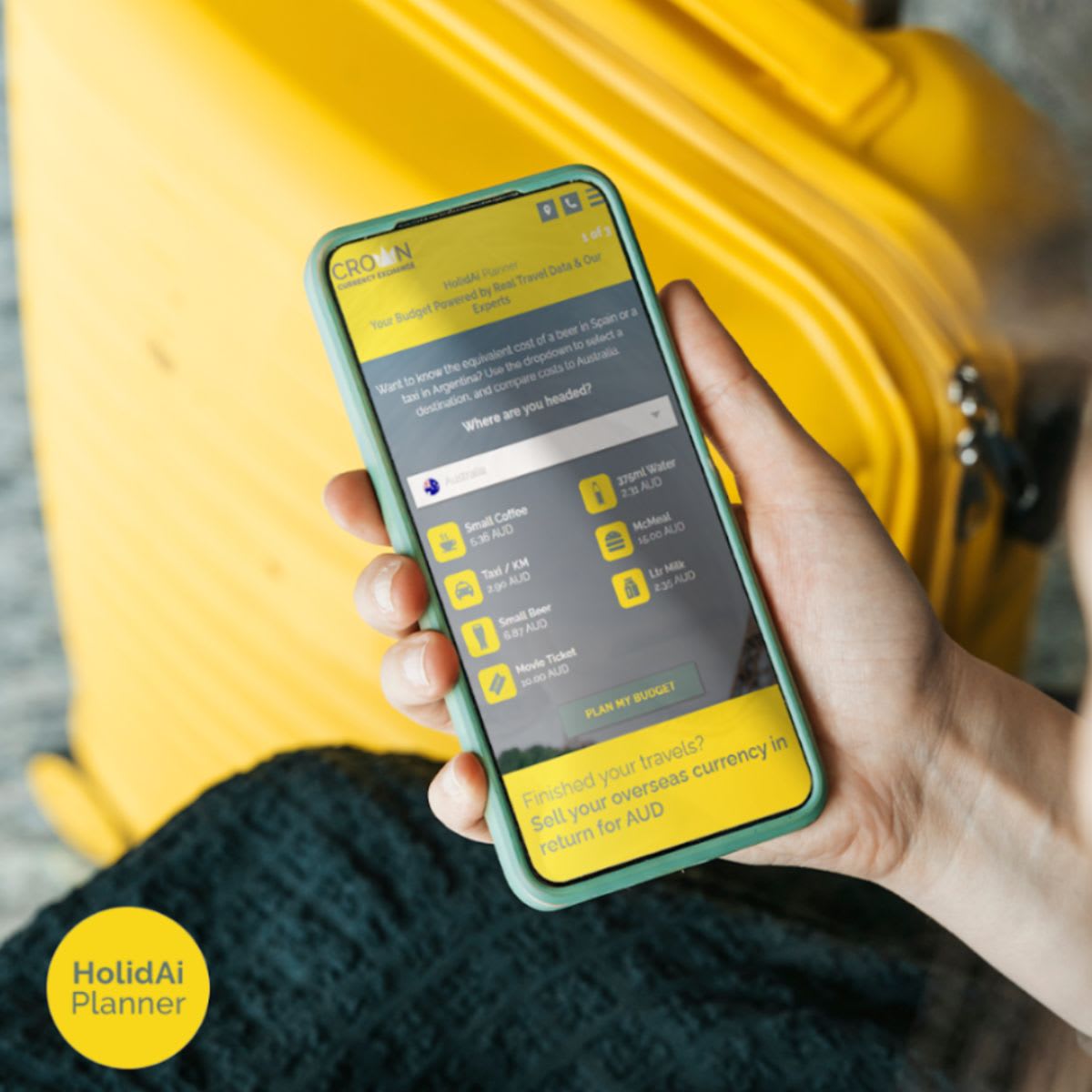 Crown Currency Exchange: Plan travel with HolidAi