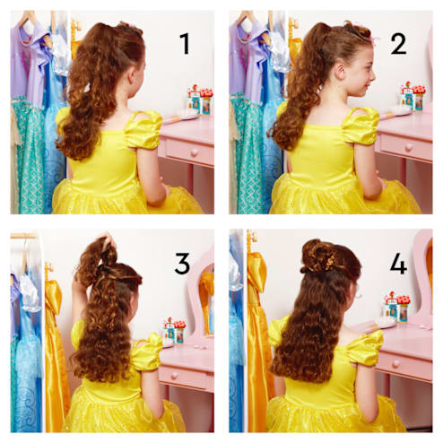 Disney Princess Belle Hairstyle Free Belle Disney Princess Hairstyle